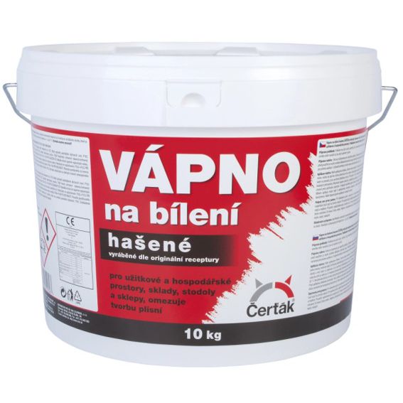 Hasené vápno na bielenie Čerťák 10kg | Majstrik.sk