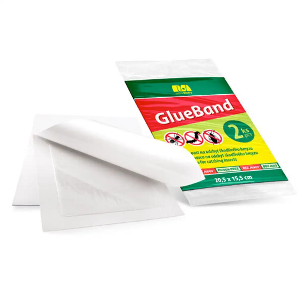 Lepová pasca na hlodavce a hmyz GlueBand UNI 20,5x15,5cm, 2ks/bal ...