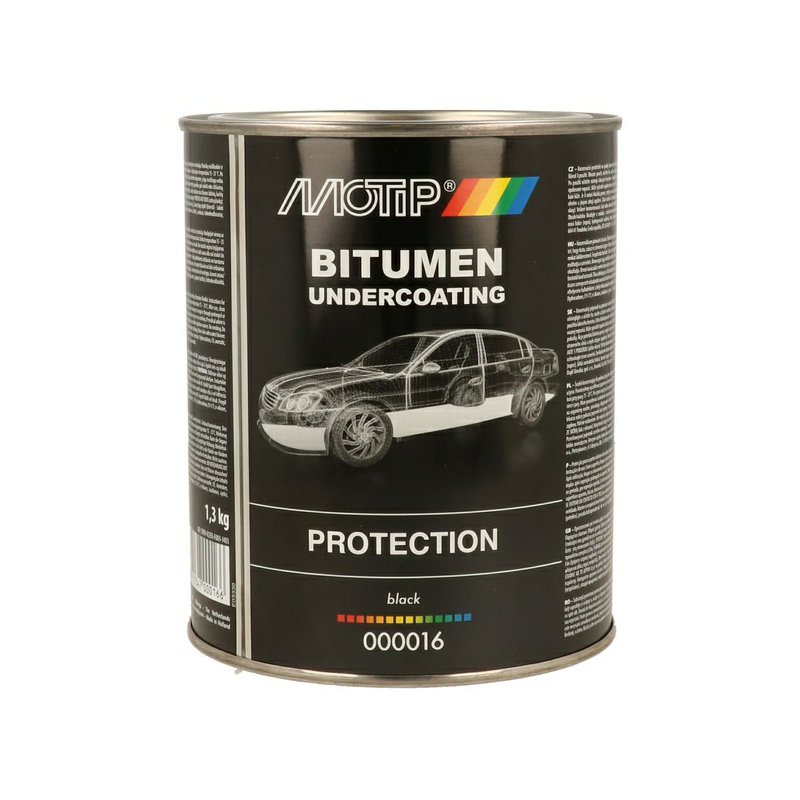 MOTIP BITUMEN UNDERCOATING, neprelakovateľná ochranaproti kamienkom ...