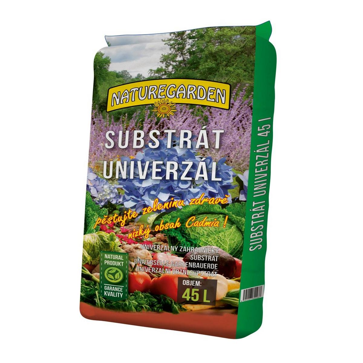 NATUREGARDEN Substrát Univerzál 45l, rašelinový hobby substrát ...