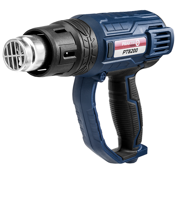 PRAKTIK Pištoľ teplovzdušná PT8200 2000W s reguláciou teploty 350-600°C ...
