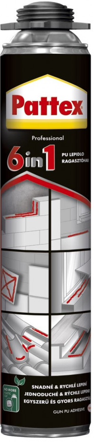 Univerzálne pištoľové PU lepidlo PATTEX 6v1 750ml | Majstrik.sk